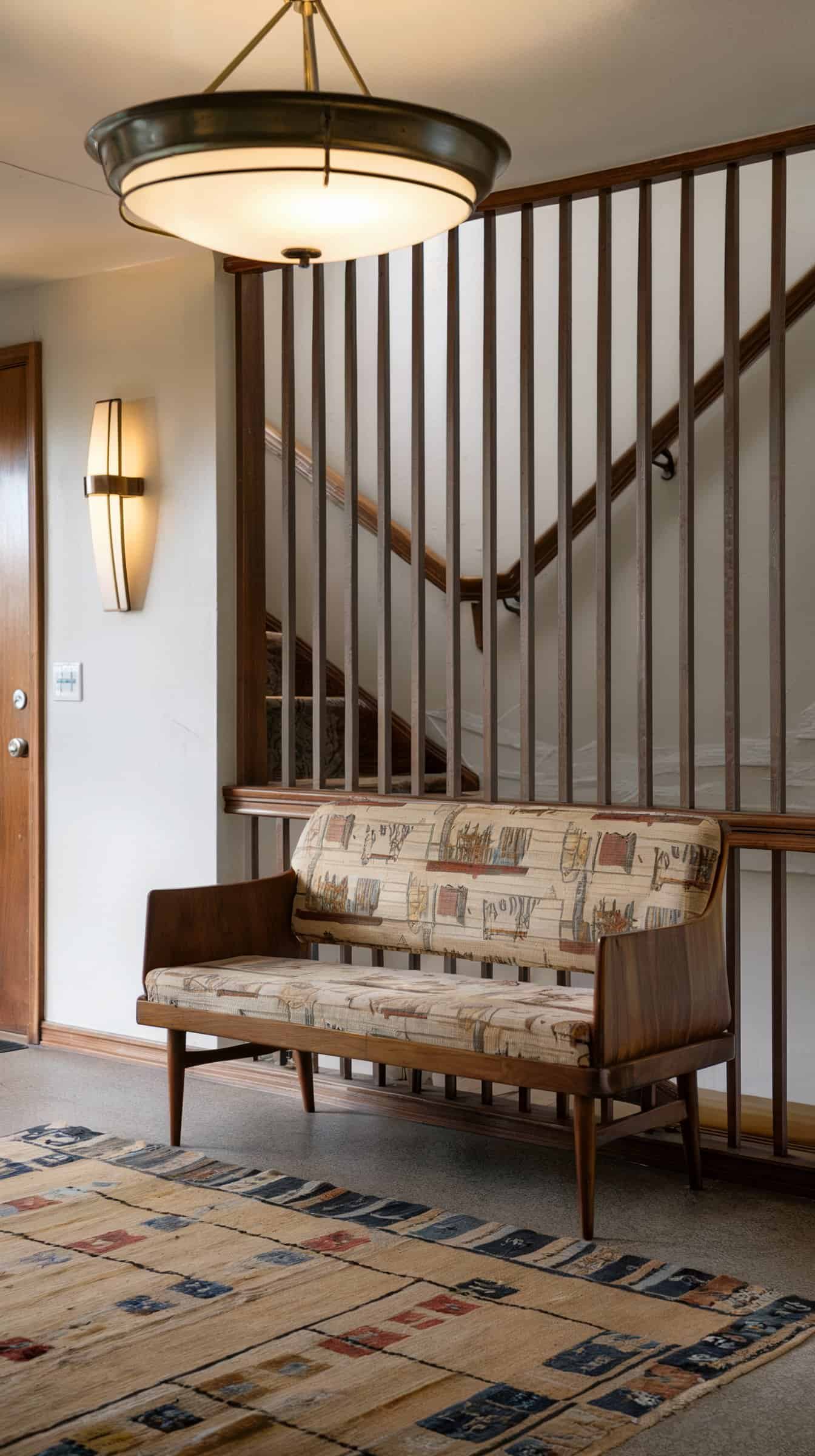 How to Style a Mid-Century Modern Entryway