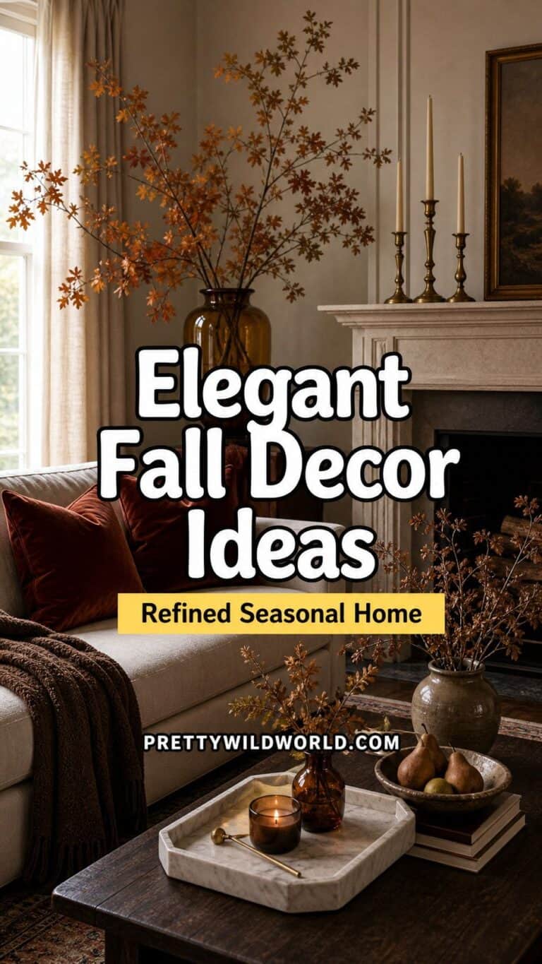 17 Elegant Fall Decor Ideas for a Refined Seasonal Home