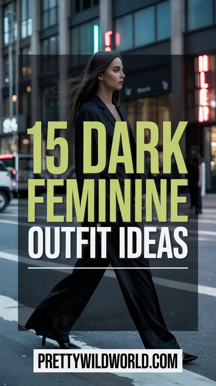 Dark Feminine Outfit Ideas: Style Guide for the Aesthetic